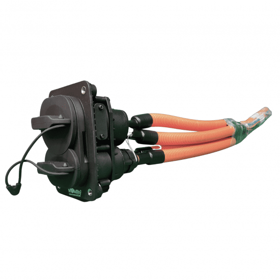 200A Electric Car EV Inlet 1000V DC Combo CCS Type 2 Charging Socket ...